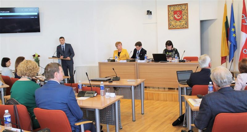 Posėdžio metu administracijos direktoriumi paskirtas Modestas Petraitis ...